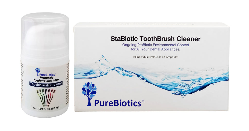 Probiotic Toothbrush Cleaner & Dental Appliances Cleaner | PureBiotics